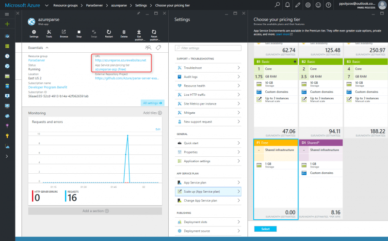 Start with Parse Server on Azure (Managed Services) – Paris Polyzos' blog