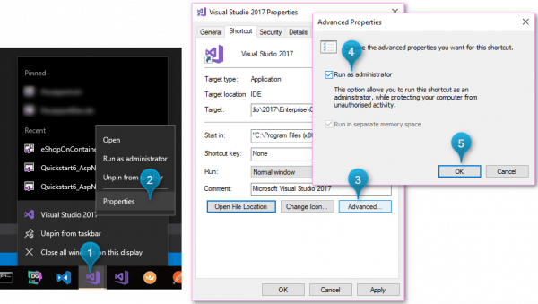 Always run Visual Studio as Administrator – Paris Polyzos' blog