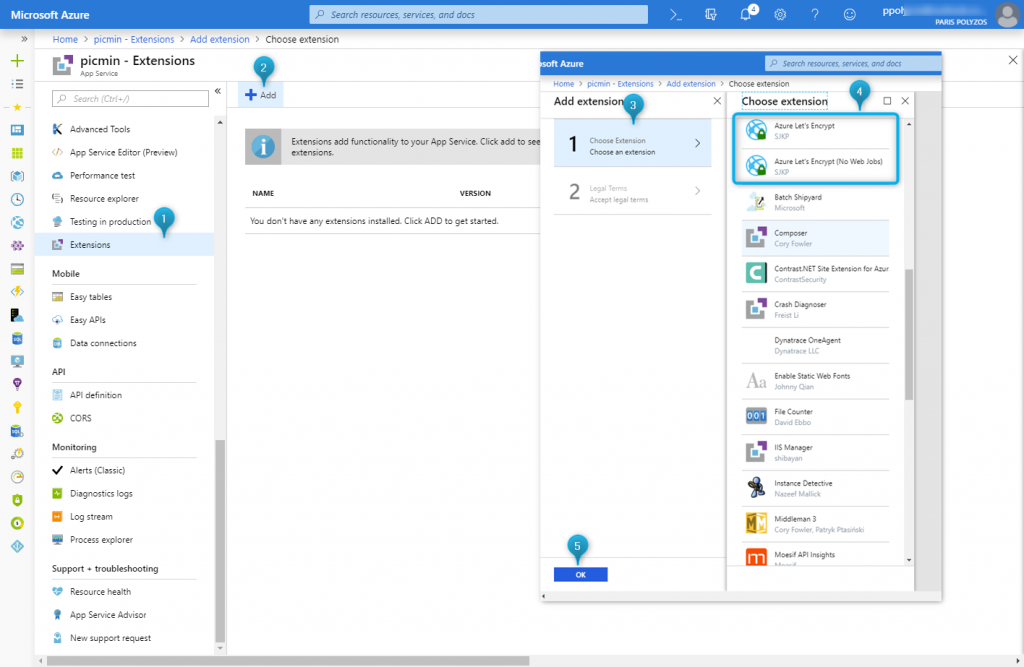 Secure Your Azure Web App Using Ssl Certificate Provided By Lets 2246
